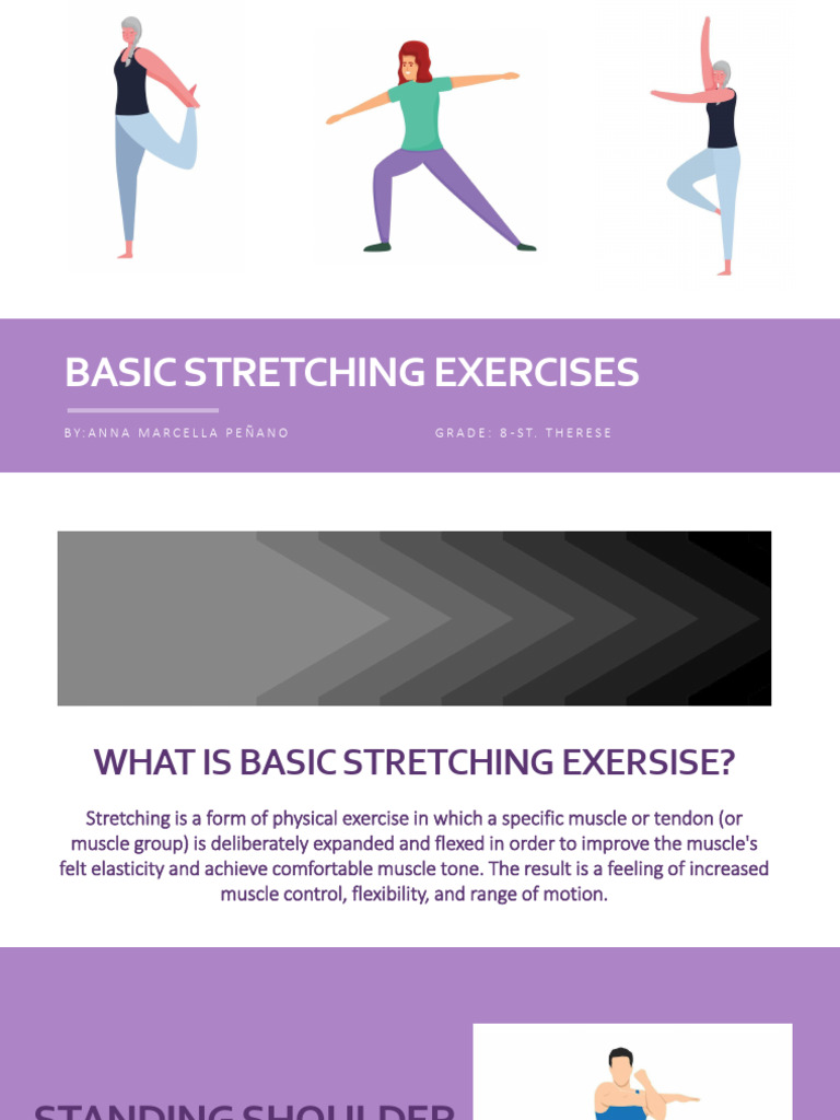 Basic Stretching Exercises | PDF | Self-Improvement