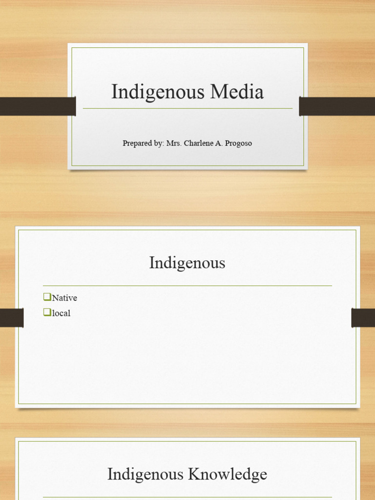 Indigenous Media | PDF