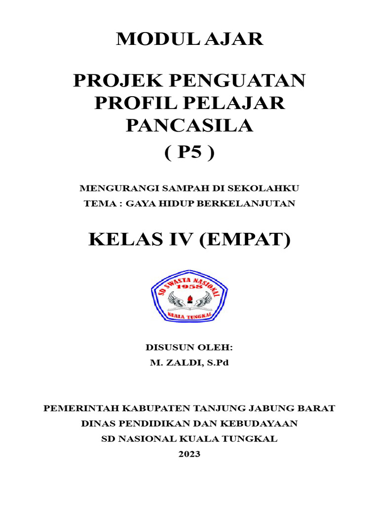 Modul Ajar P5 KLS Iv | PDF