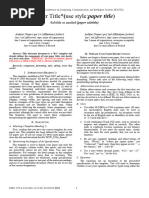 Acm Submission Template | PDF | Microsoft Word | File Format