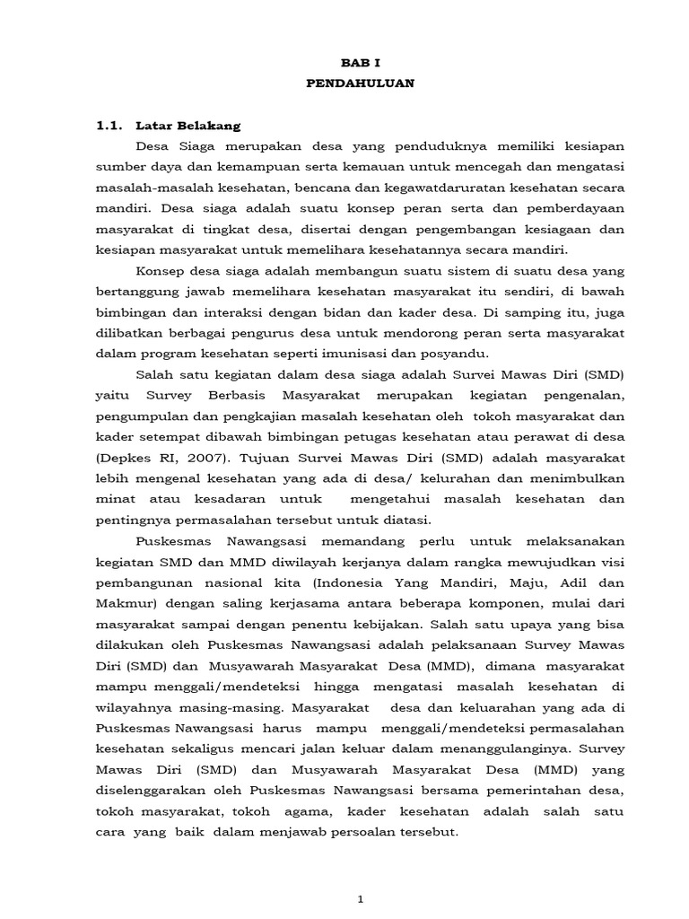 Laporan SMD MMD 2019 | PDF