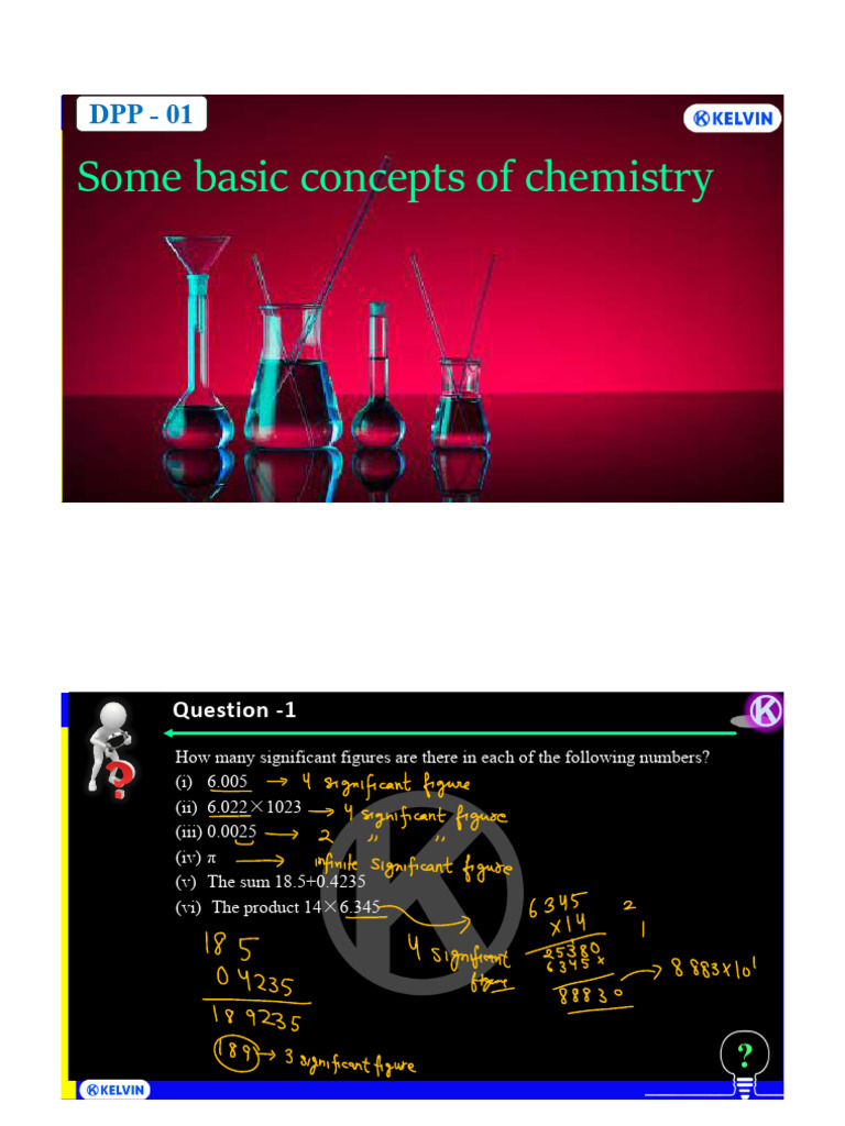 Dpp 1 Pdf Mole Unit Materials