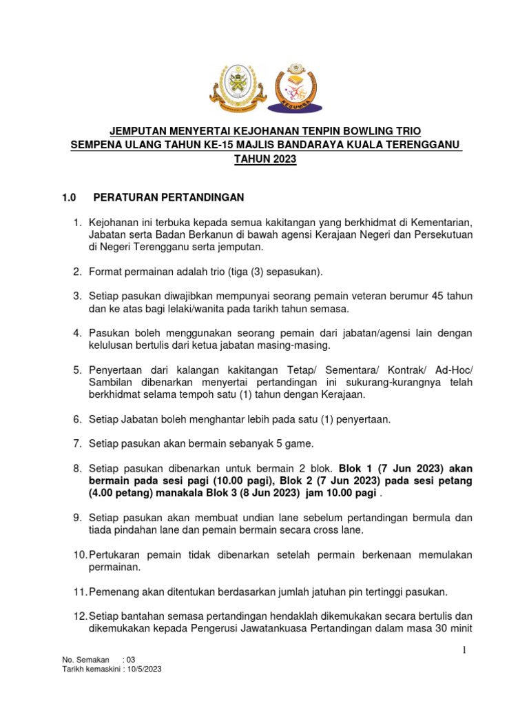 Syarat & Peraturan | PDF