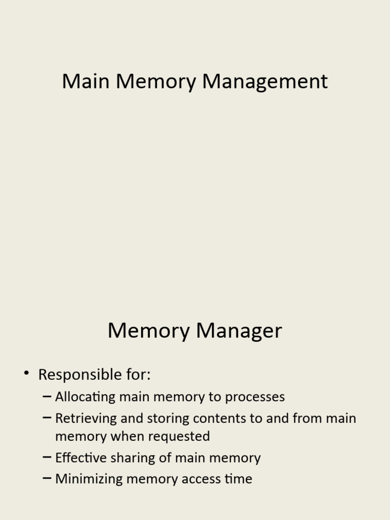 SET 6 Memory Management | PDF | Computer Data Storage | Process (Computing)