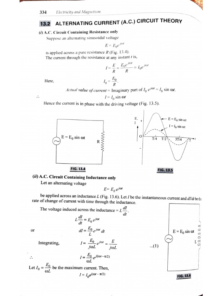 Ac Circuit Theory | PDF
