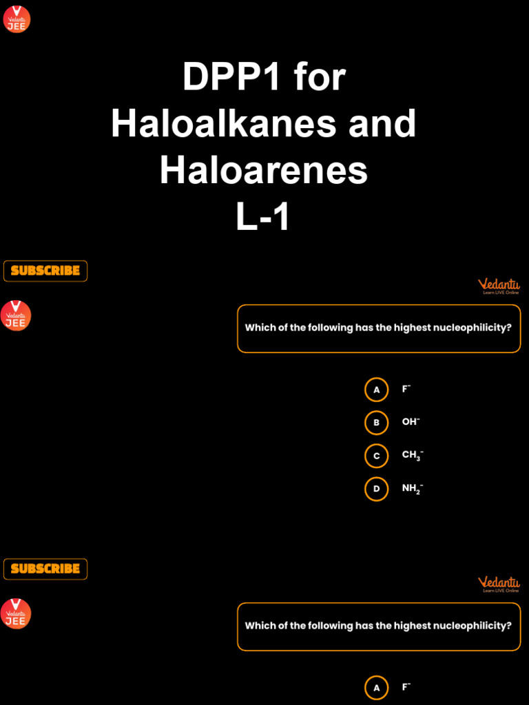 DPP1 Haloalkanes and Haloarenes | PDF