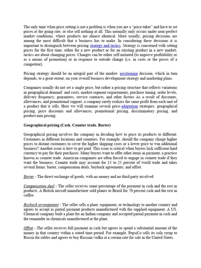 Pricing Strategies | PDF | Pricing | Price Discrimination