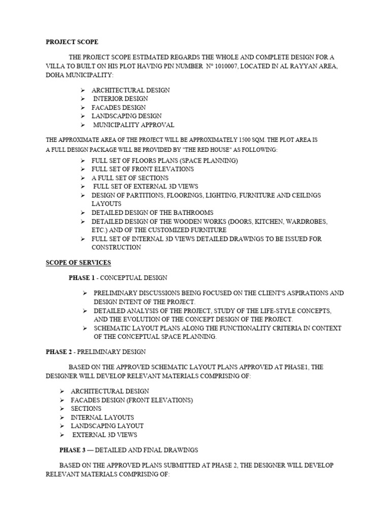 Project Scope | PDF | Buildings And Structures | Queensland Heritage ...