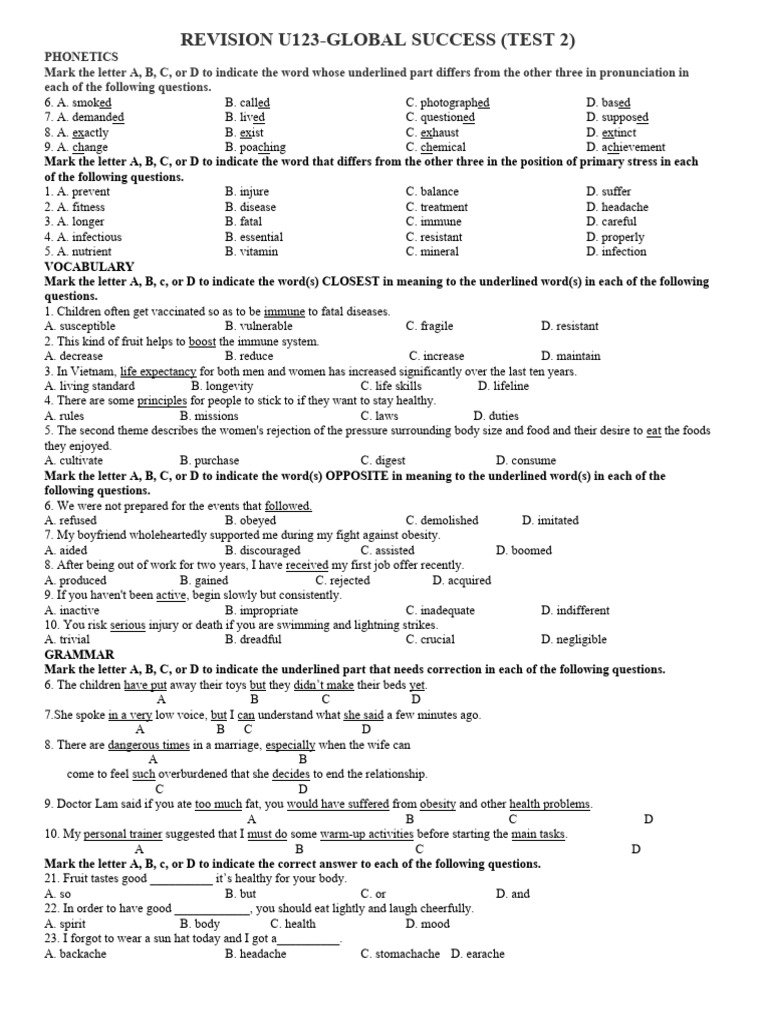 e11 Revision u123 Global (Test2) | PDF