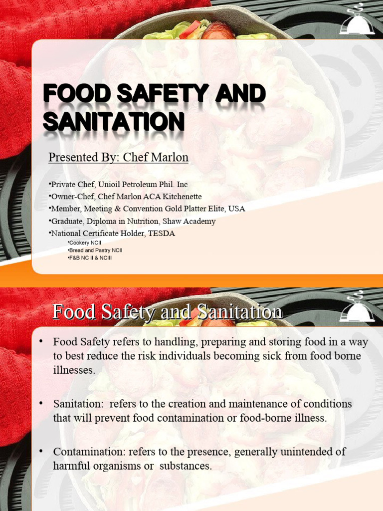 Food Safety & Sanitation Guide | PDF | Food Safety | Hand Washing