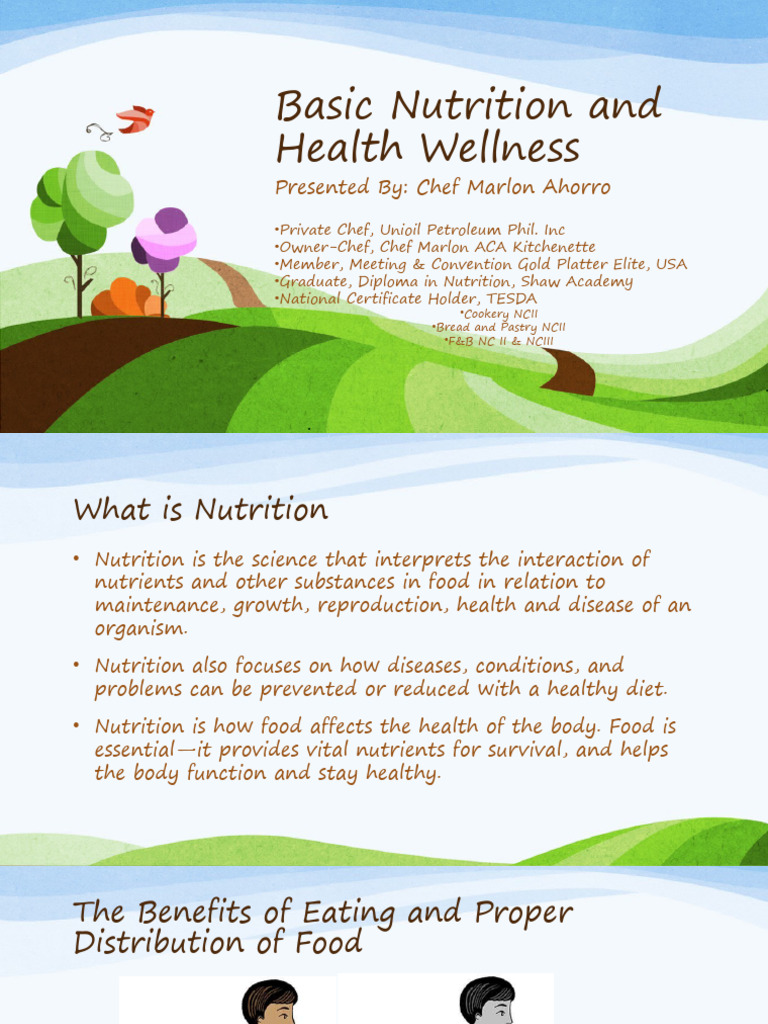 Nutrition Basics for Health and Wellness | PDF | Foods | Nutrients