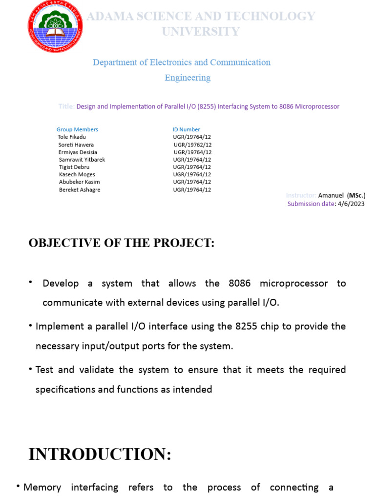Micro Presentation | PDF | Input/Output | Random Access Memory