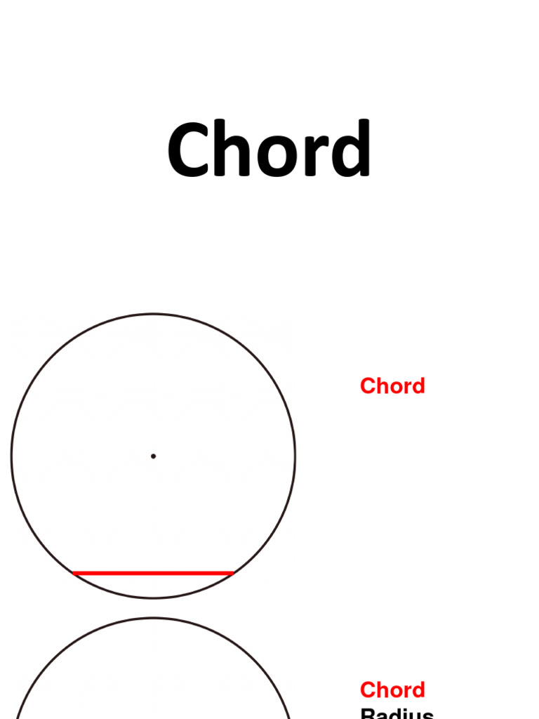 Chord Length and Distance Calculations | PDF | Home & Garden