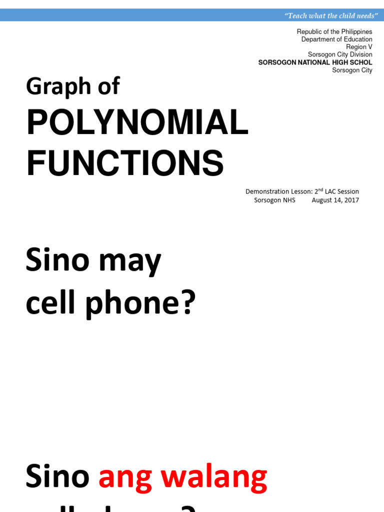 Graph of Poly Function | PDF | Zero Of A Function | Function (Mathematics)