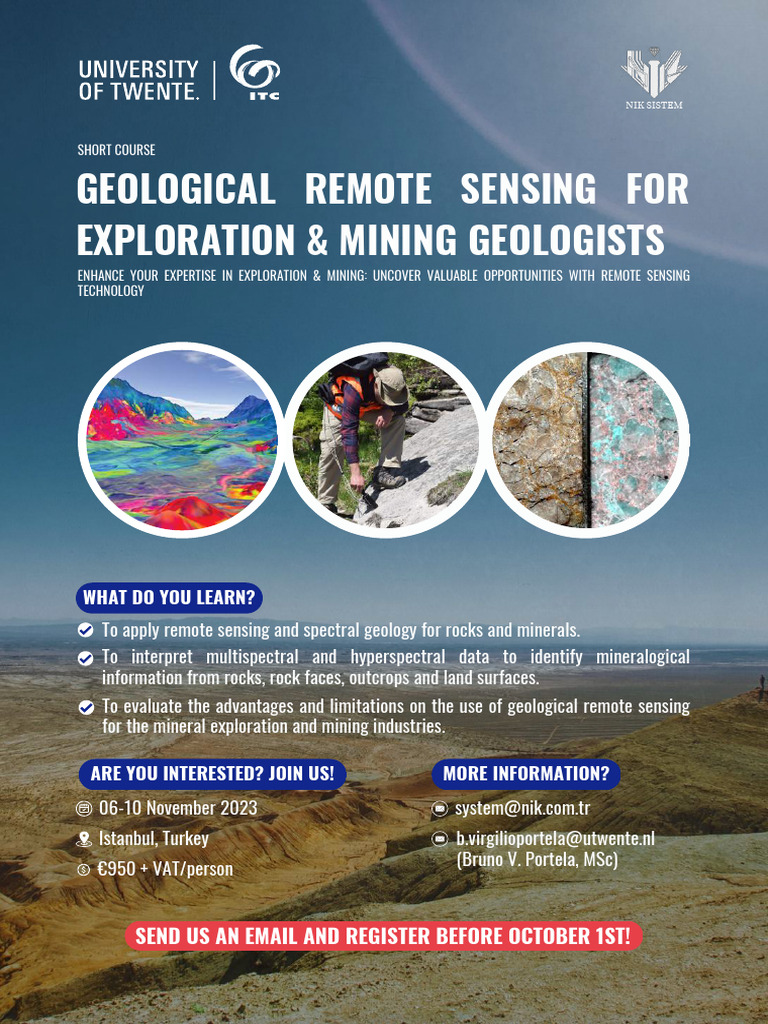 Geological Remote Sensing For Exploration & Mining Geologists | PDF | Remote Sensing | Science