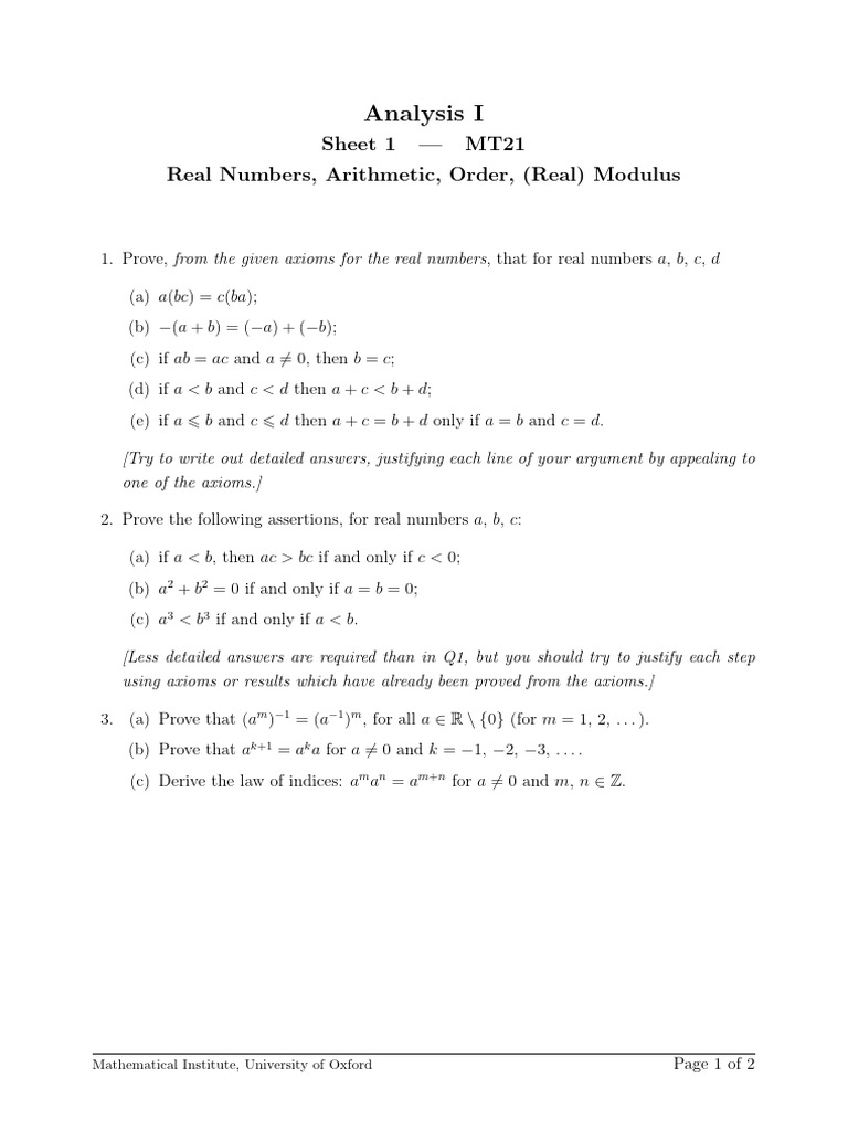 AnalysisI Sheet1 | PDF