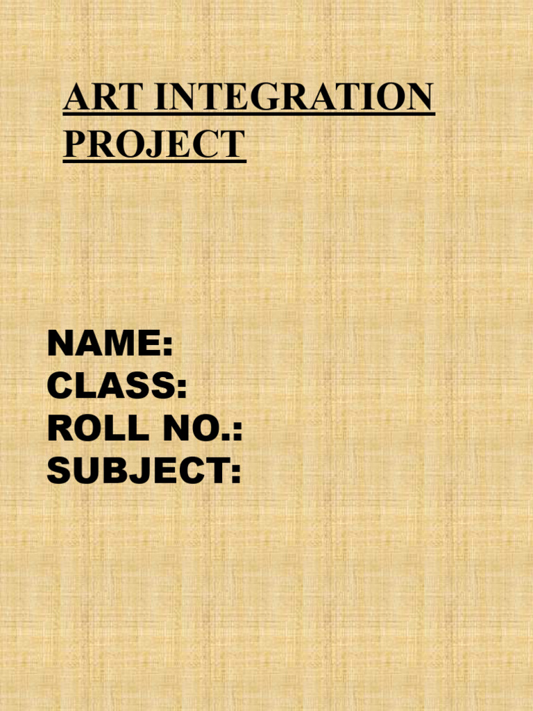 Art Integration Project | PDF | Festival