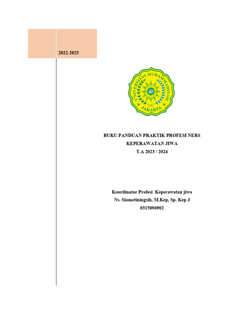 BPKM JIWA Reguler Tahun 2023 - 2024. - NEWdocx | PDF | Karier & Perkembangan | Kesehatan Holistik