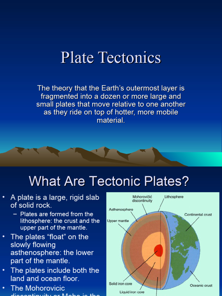 Plate Tectonics PPT Boundaries | PDF