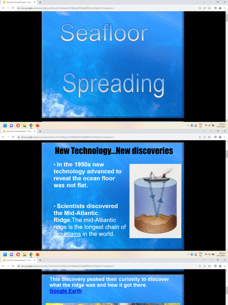 Seafloor Spreading 2 | PDF