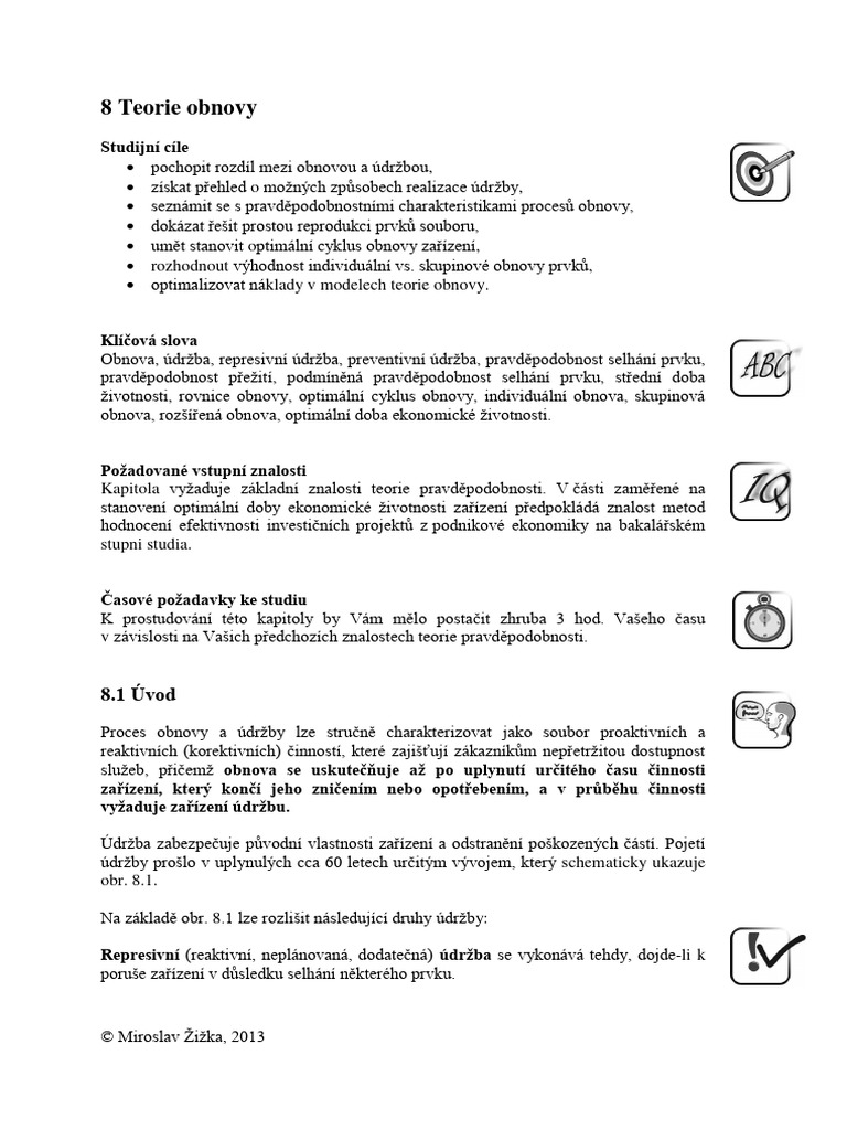 8 Teorie Obnovy | PDF