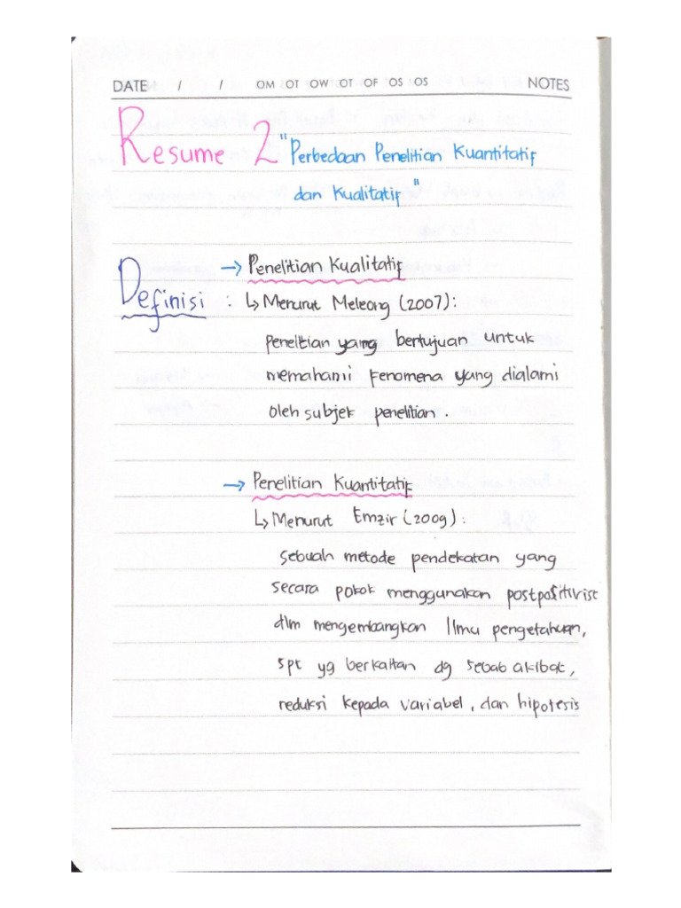 Nabila Azzahra - 23168025 - Resume 2 Metopen | PDF