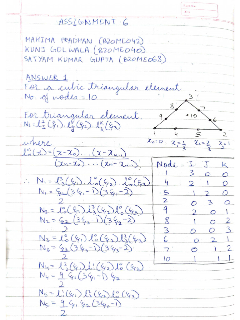 Assignment FEM | PDF
