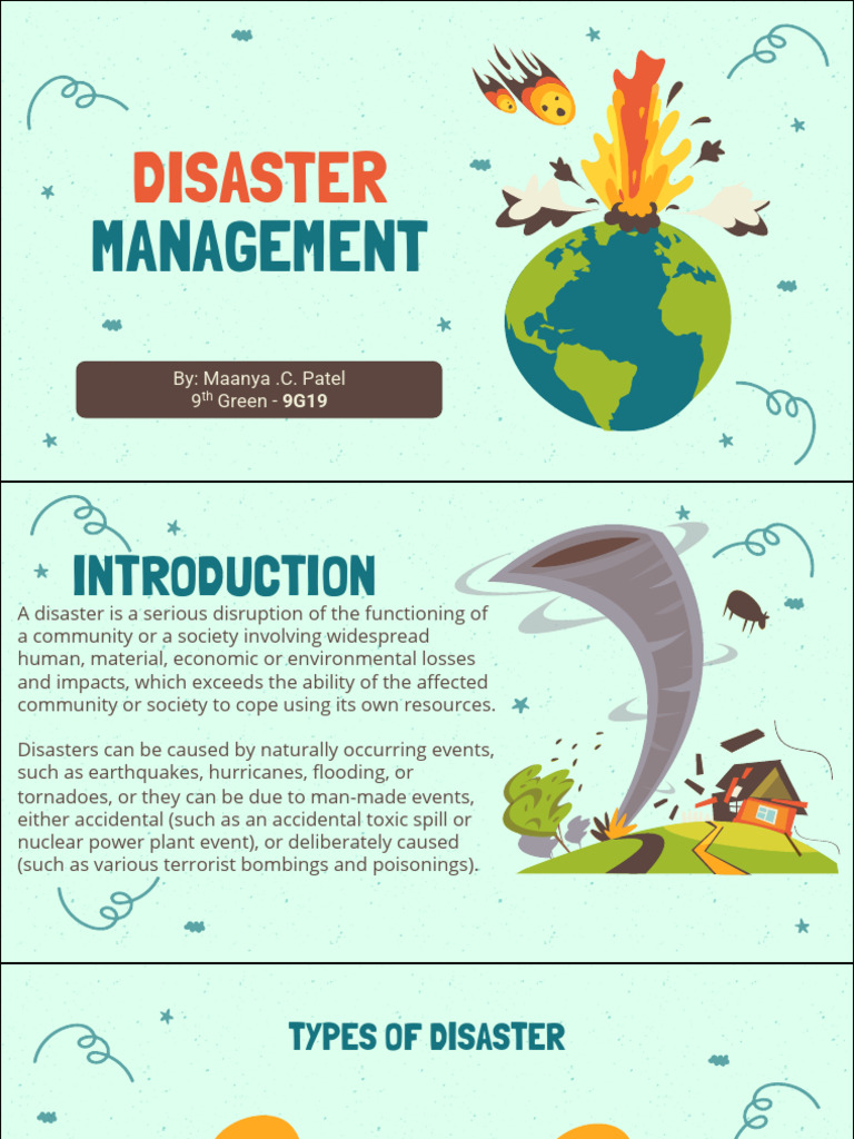 Disaster Management | PDF | Natural Disasters | Emergency Management