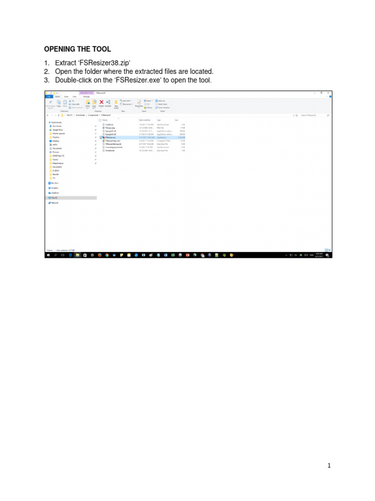 Resizing Guide | PDF