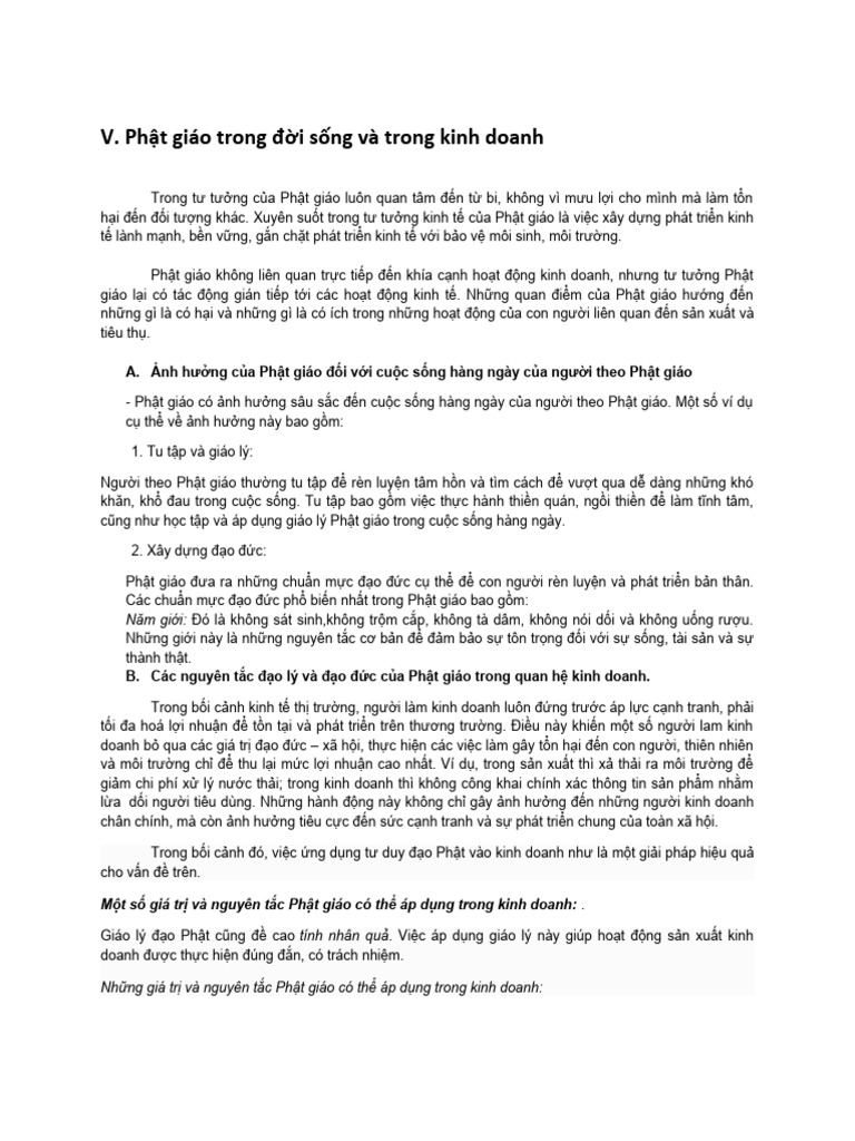 KDQT - PHẦN V | PDF