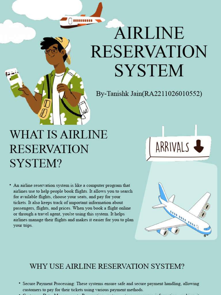 Overview of Airline Reservation Systems | PDF | Computer Science ...