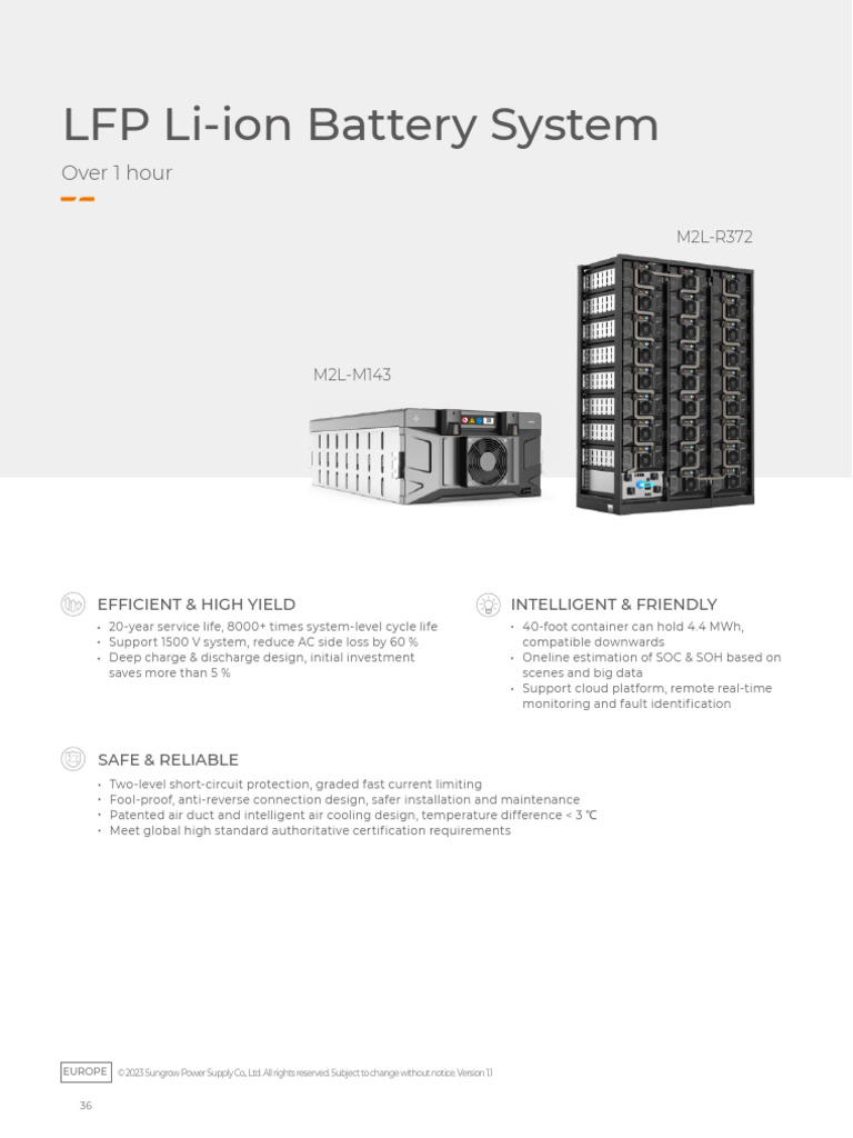 EN DS M2L-M143 M2L-R372 Datasheets | PDF | Battery (Electricity ...