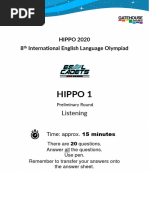 Hippo English Contest 2026 Overview | PDF | Central Asia | Asia