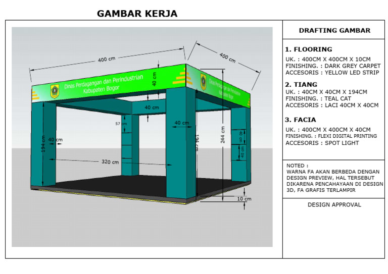Gambar Kerja Layout | PDF