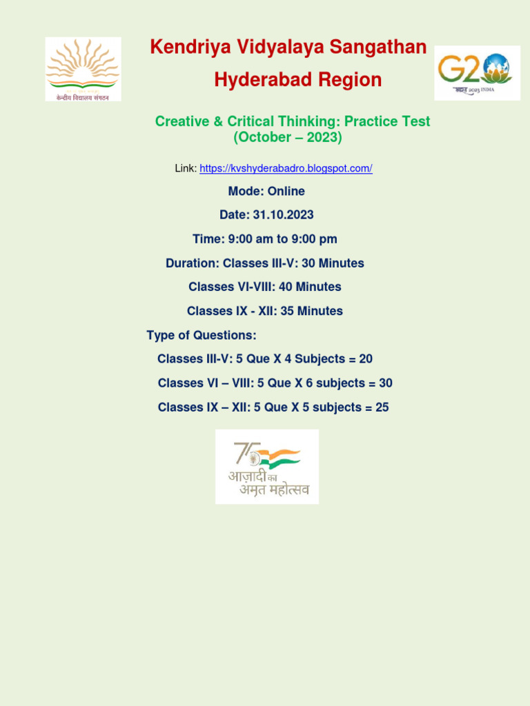 CCT Exam Flyer | PDF