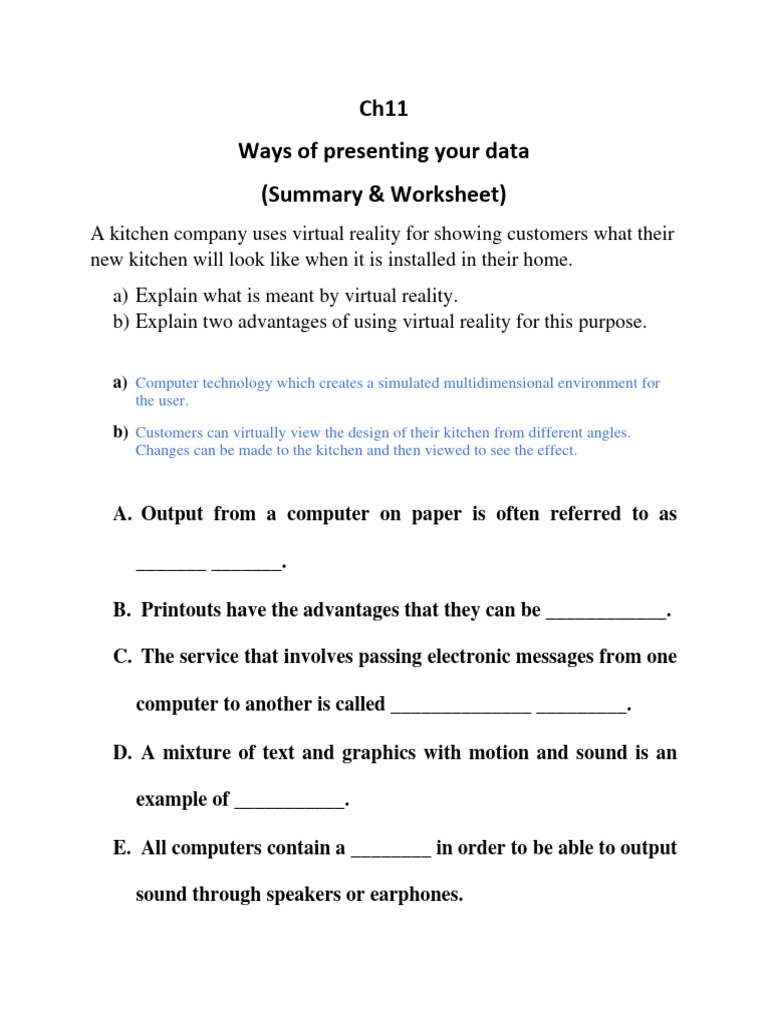 Ch11 12 13 Summary Worksheet | PDF | Feasibility Study | Computer File