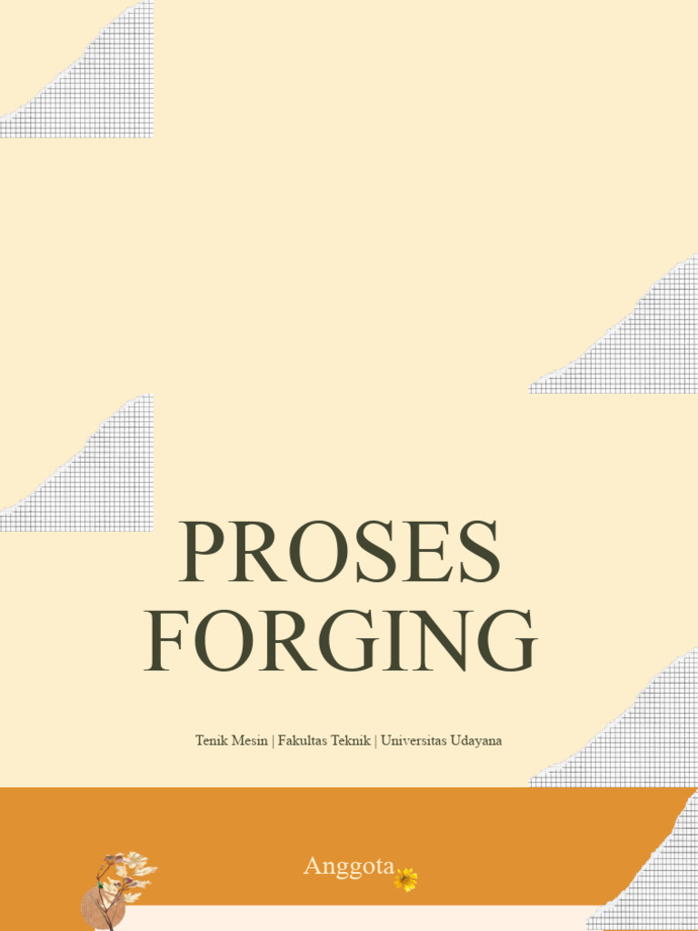 PROSES FORGING Revisi (1) (Autosaved) | PDF