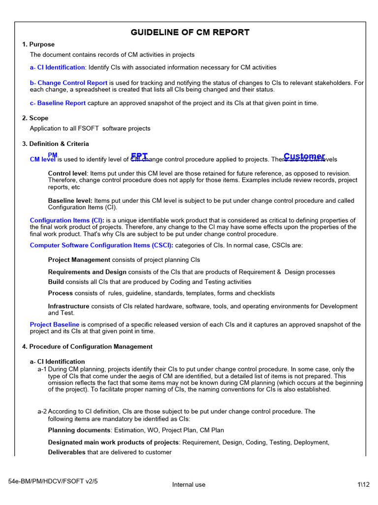Template CM Report (1) 2 | PDF