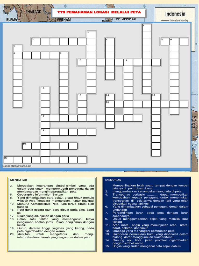 Tts Pemahaman Lokasi Melalui Peta-1 | PDF