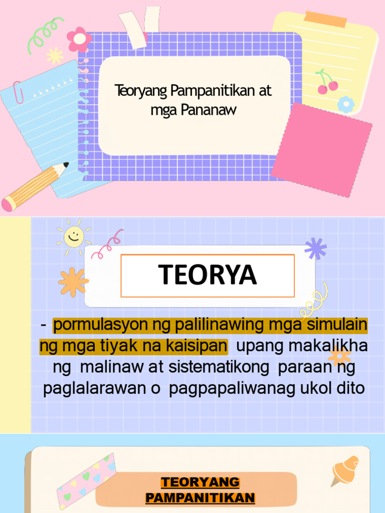 Teorya Highlighted | PDF