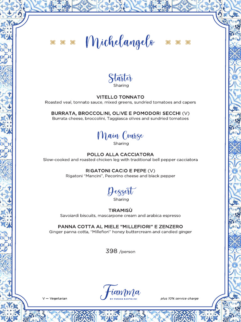 Fiamma_event_menus | PDF