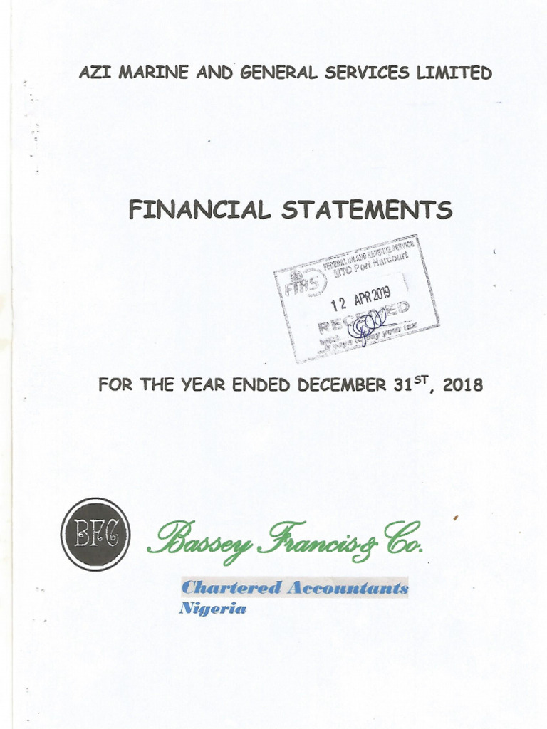 Appendix 3c - 2018 Financial Statements | PDF