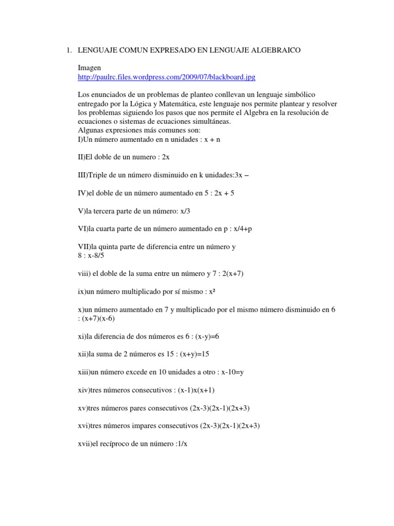 Ejemplos De Lenguaje Comun - abstractor