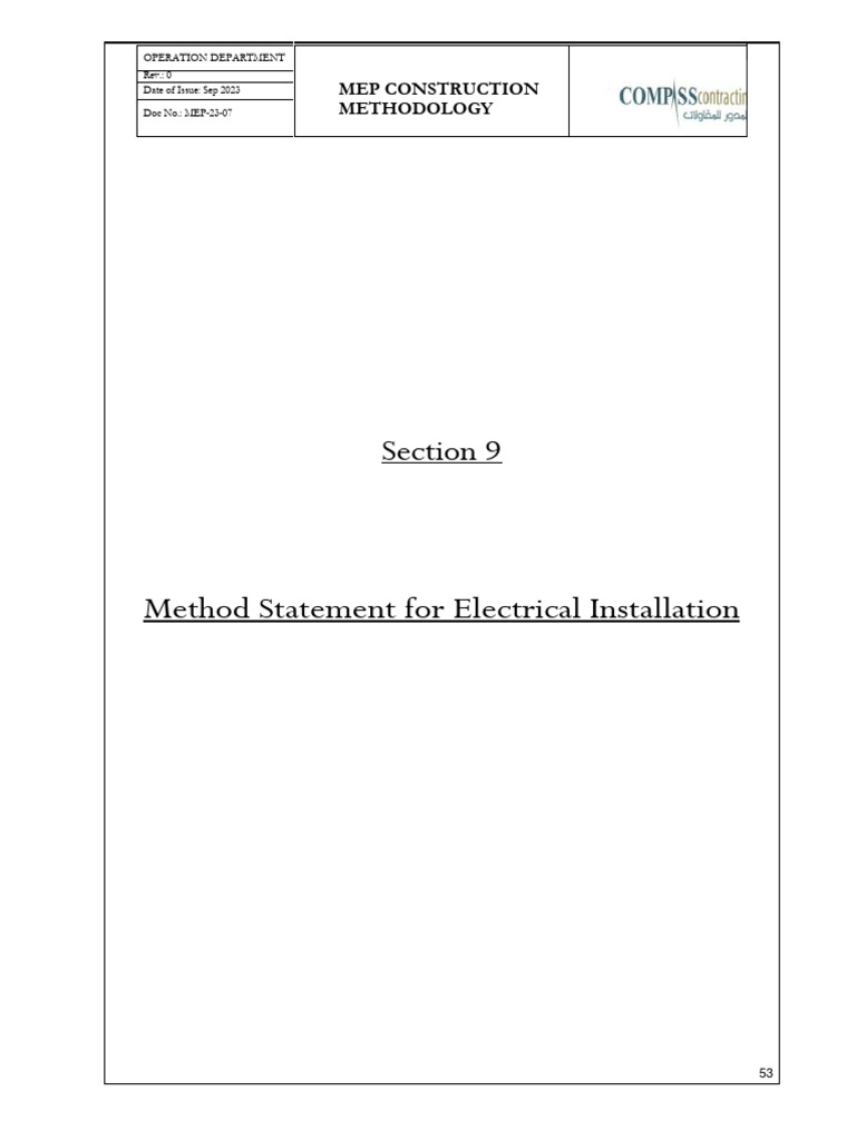 MEP - MS Electrical | PDF | Electrical Wiring | Electrician