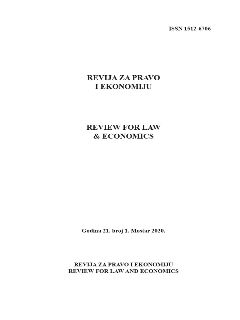 Revija Godina 21 Broj 1 | PDF