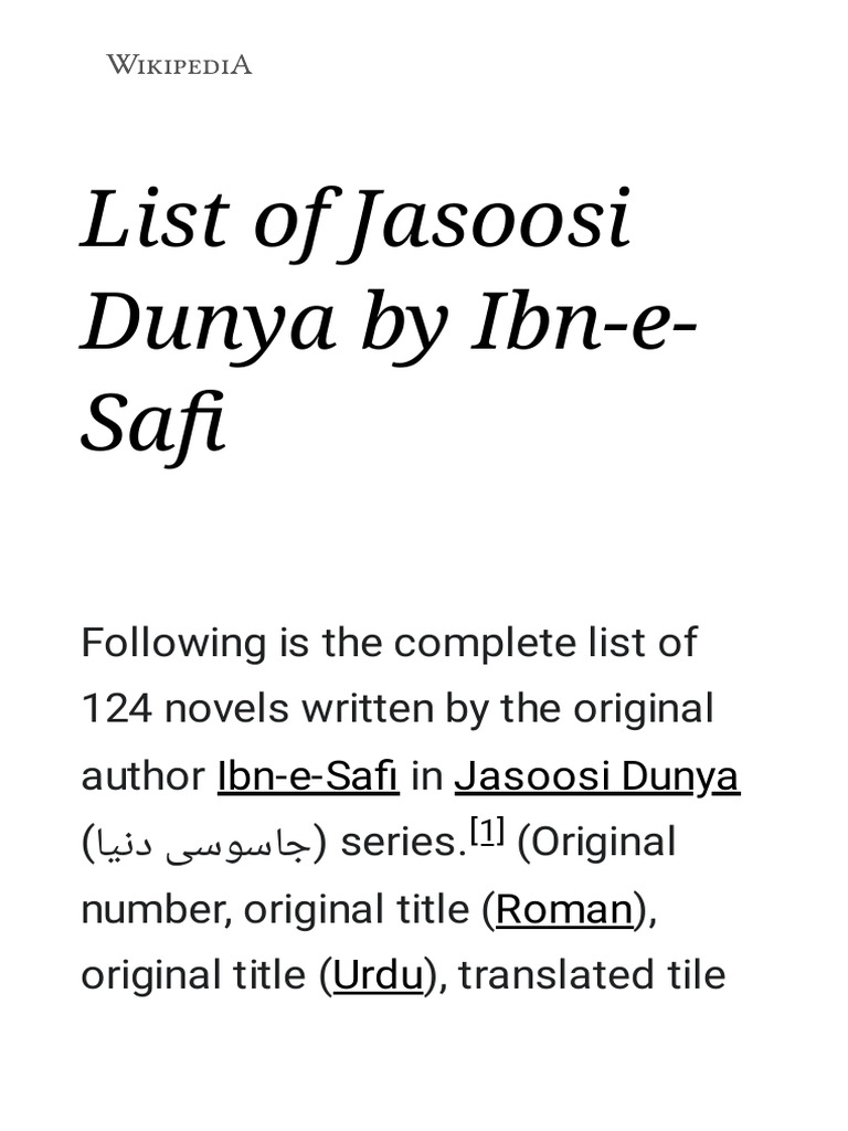 Mona Lisa Imran Series by Ibn e Safi - Jild No. 30 | PDF