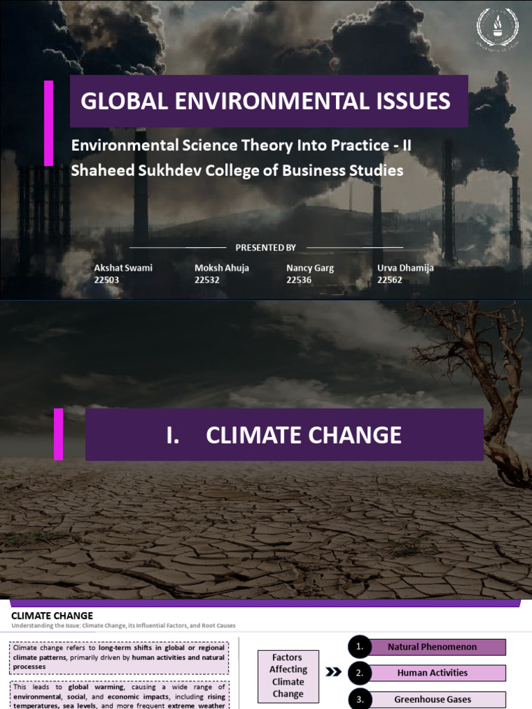 Global Environmental Issues | PDF