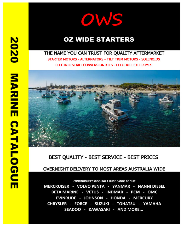 Ows Catalogue 2020 | PDF | Vehicles | Engines