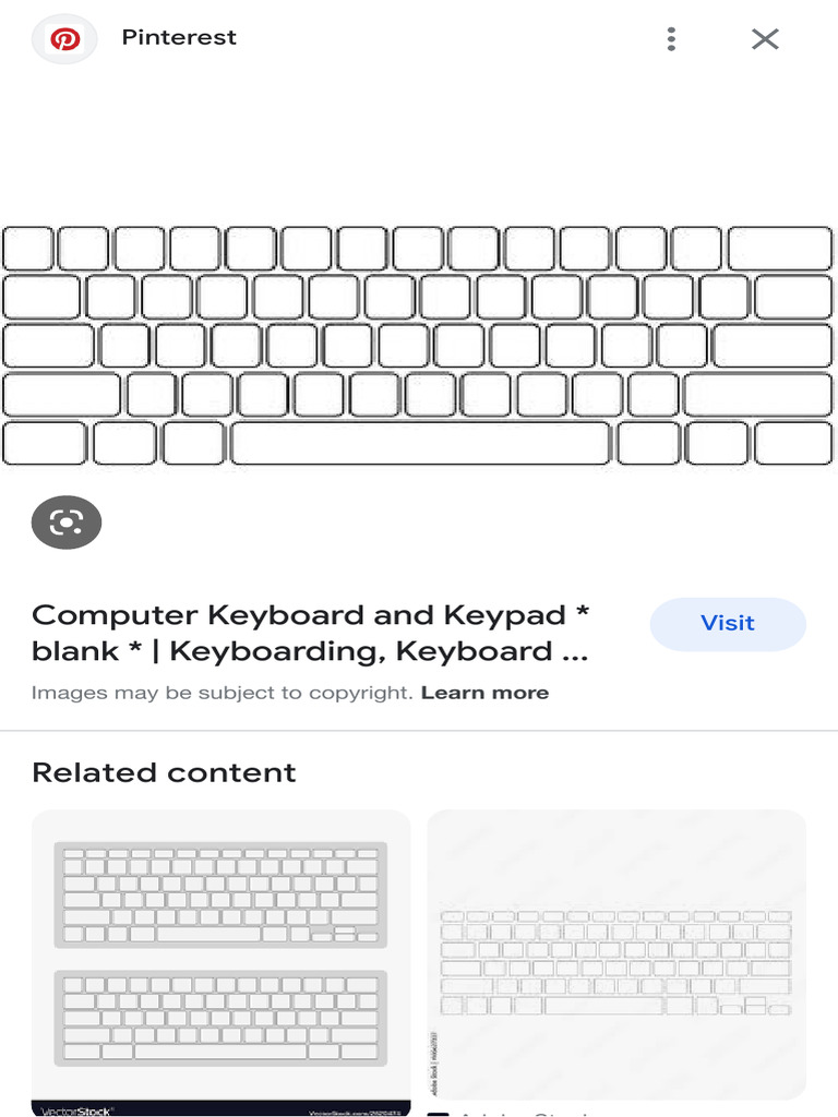 Printable Computer Keyboard - Google Search | PDF