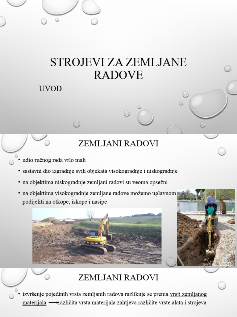 3 - Strojevi Za Zemljane Radove | PDF